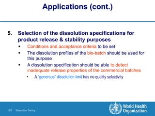 DissolTesting.PPT diffrent dissolution testing | PPT | Pharmaceutical ...