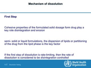 DissolTesting.PPT diffrent dissolution testing | PPT | Pharmaceutical ...