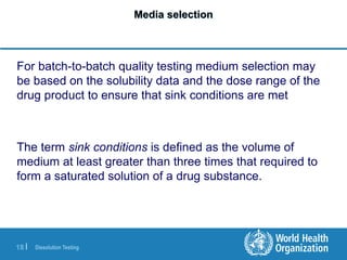 DissolTesting.PPT diffrent dissolution testing | PPT