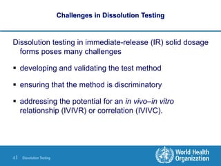 DissolTesting.PPT diffrent dissolution testing | PPT