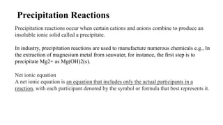 Dissoltion of ionic compounds | PPTX