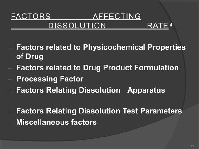 DISSOLUTION PARAMETERS AND ITS APPARATUS | PPTX