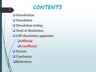 Dissolution | PPTX