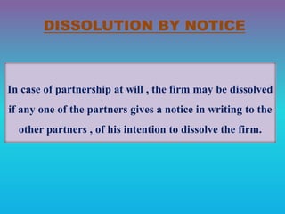 Dissolution | PPTX
