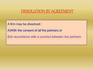Dissolution | PPTX