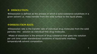 Dissolution | PPTX
