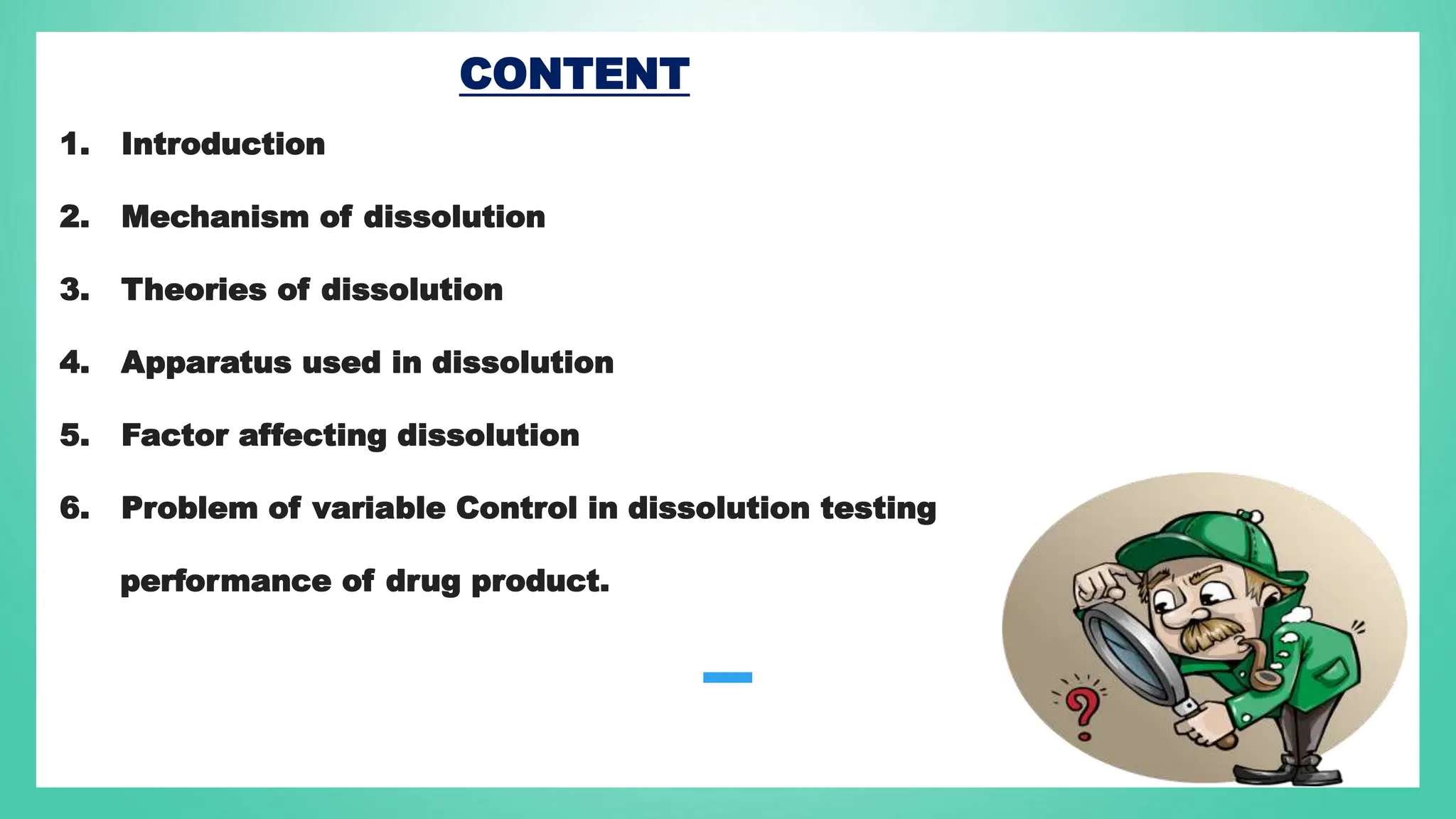 In-vitro Dissolution apparatus and equation used for dissolution.pptx