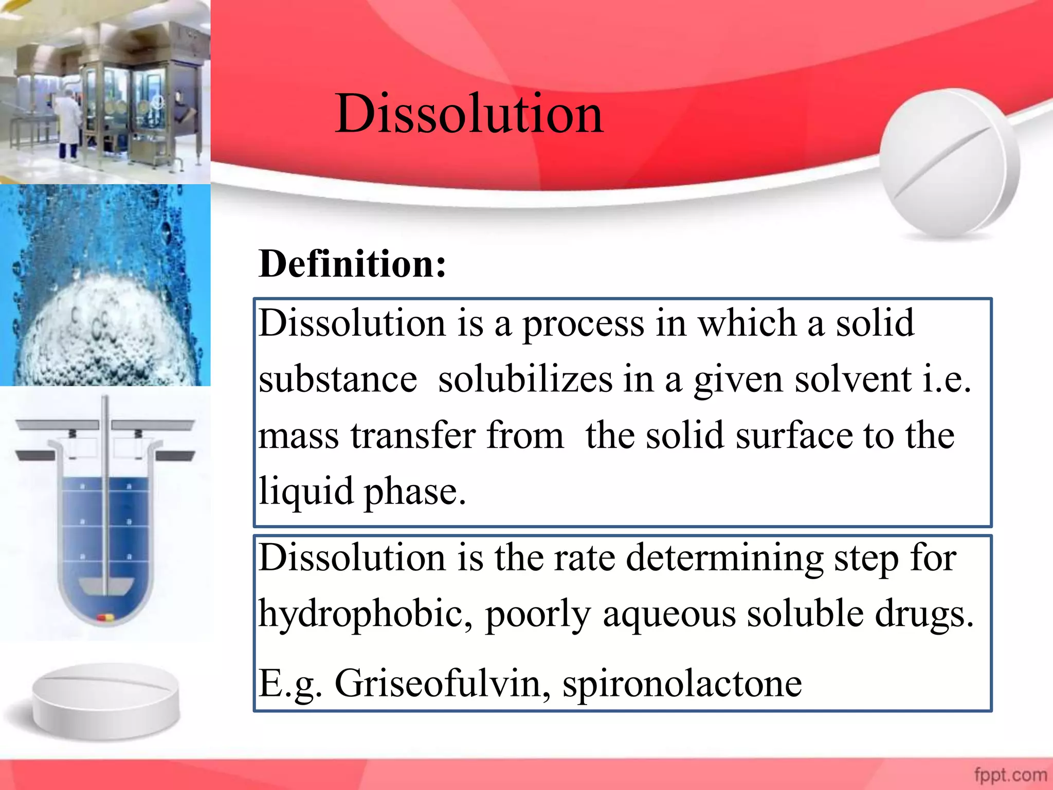 Dissolution ready ppt | PDF