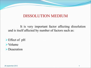 Dissolution chapter and different mechansims | PPT