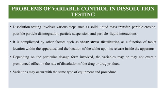Alternative Method Of Dissolution In Vitro In Vivo Correlation And
