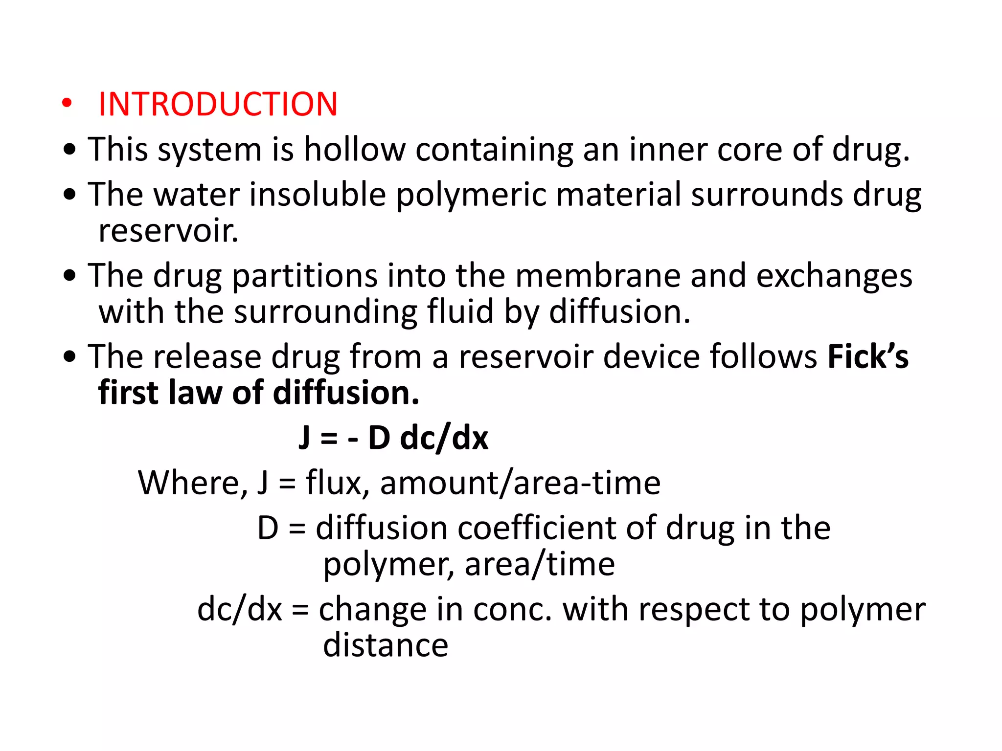 Dissolution and diffusion cdds | PPTX