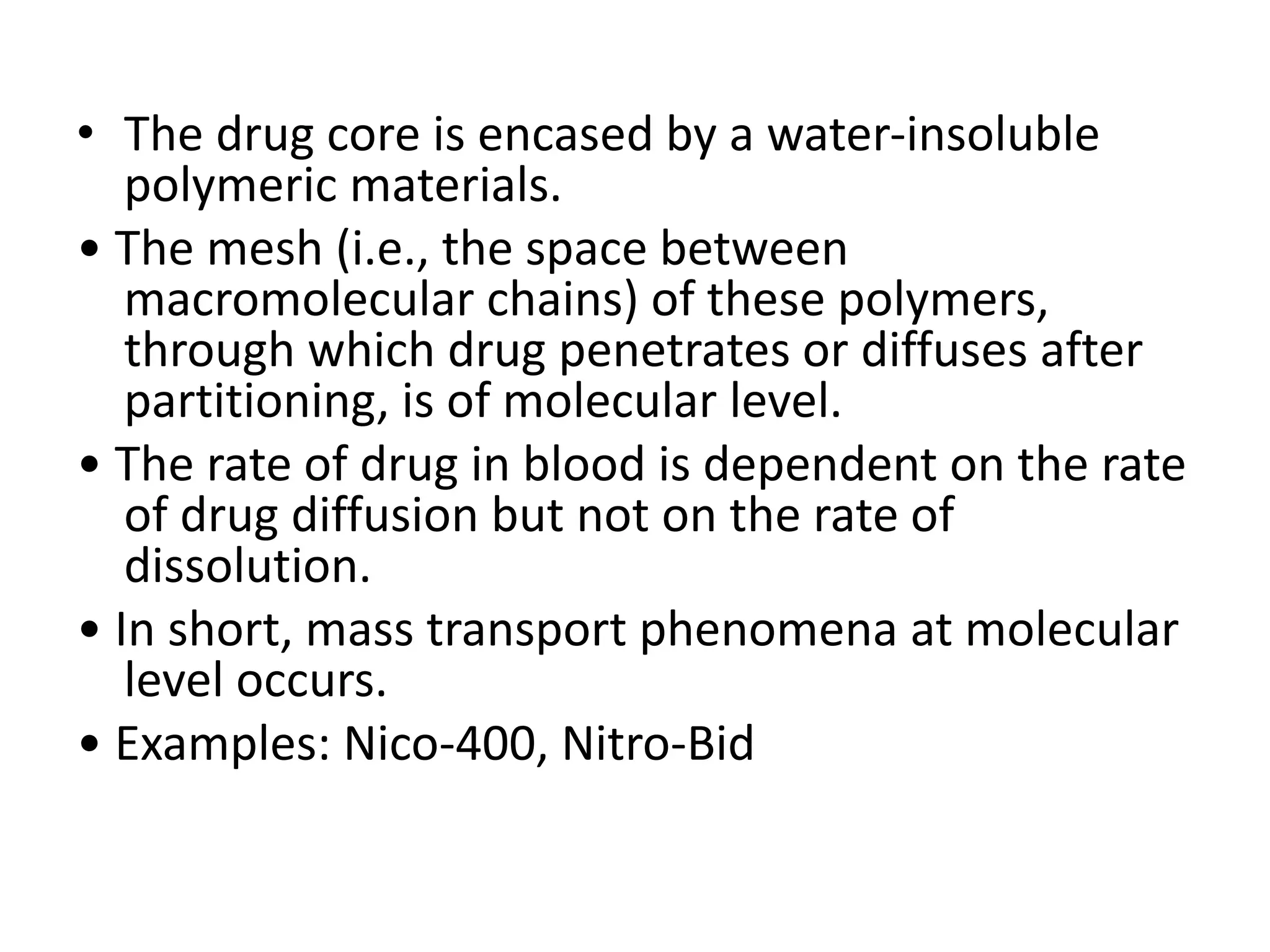 Dissolution and diffusion cdds | PPTX