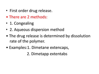 Dissolution and diffusion cdds | PPTX