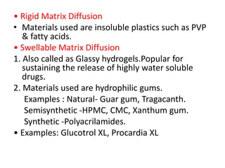 Dissolution and diffusion cdds | PPTX
