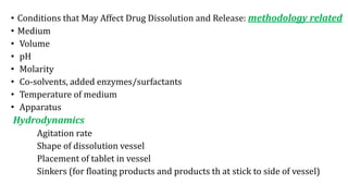 dissolution and drug release.pptx