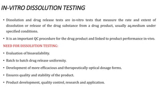 dissolution and drug release.pptx