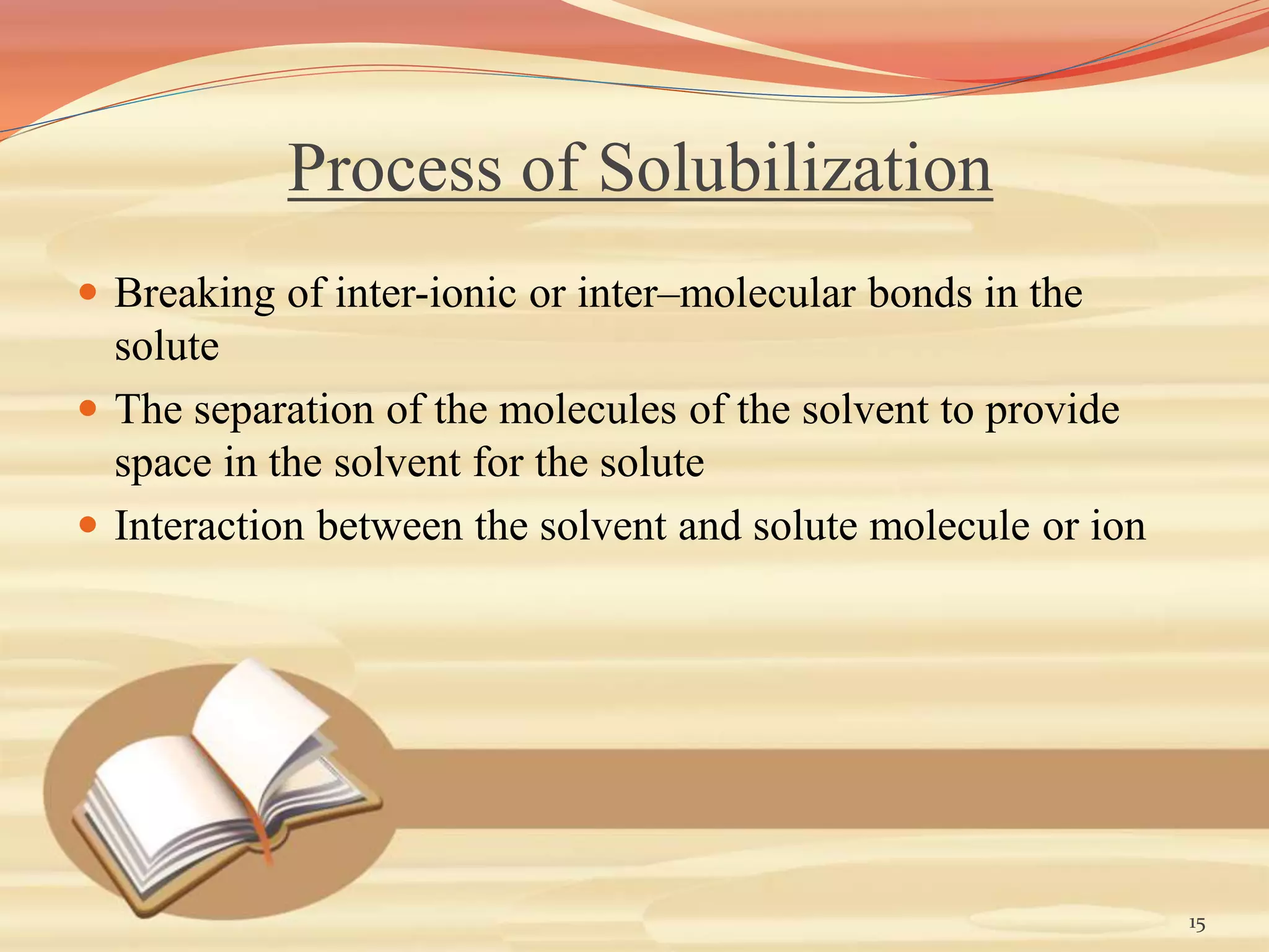 Dissolution and solubility | PPTX