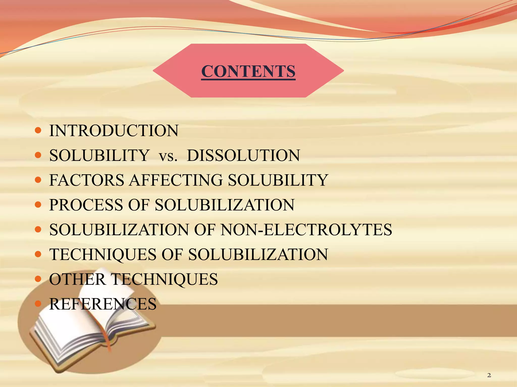 Dissolution and solubility | PPTX