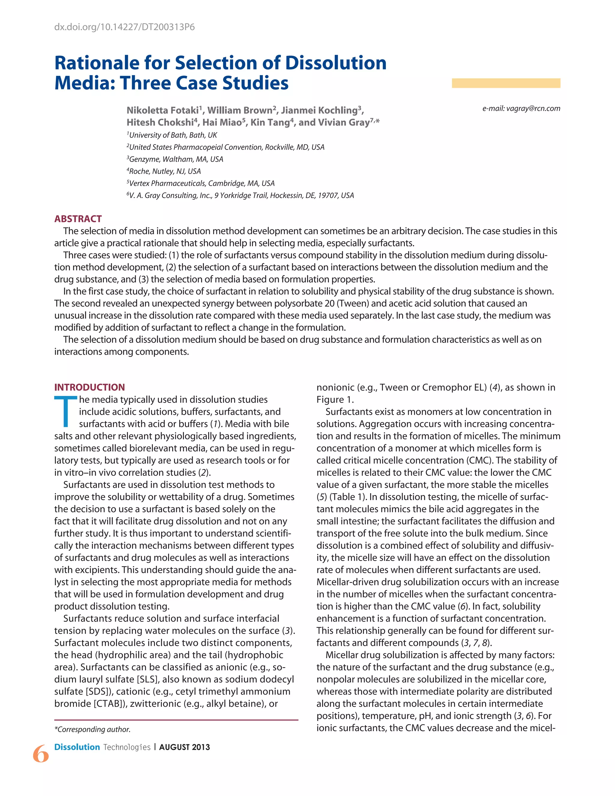 dissolution and surfactants.pdf | Chemistry | Science
