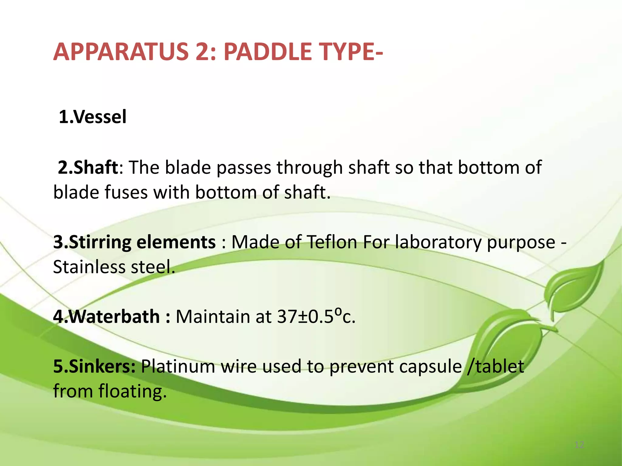 Dissolution apparatus.ppt