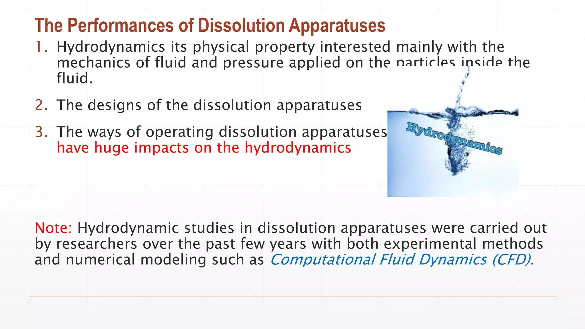 Dissolution apparatus | PPTX