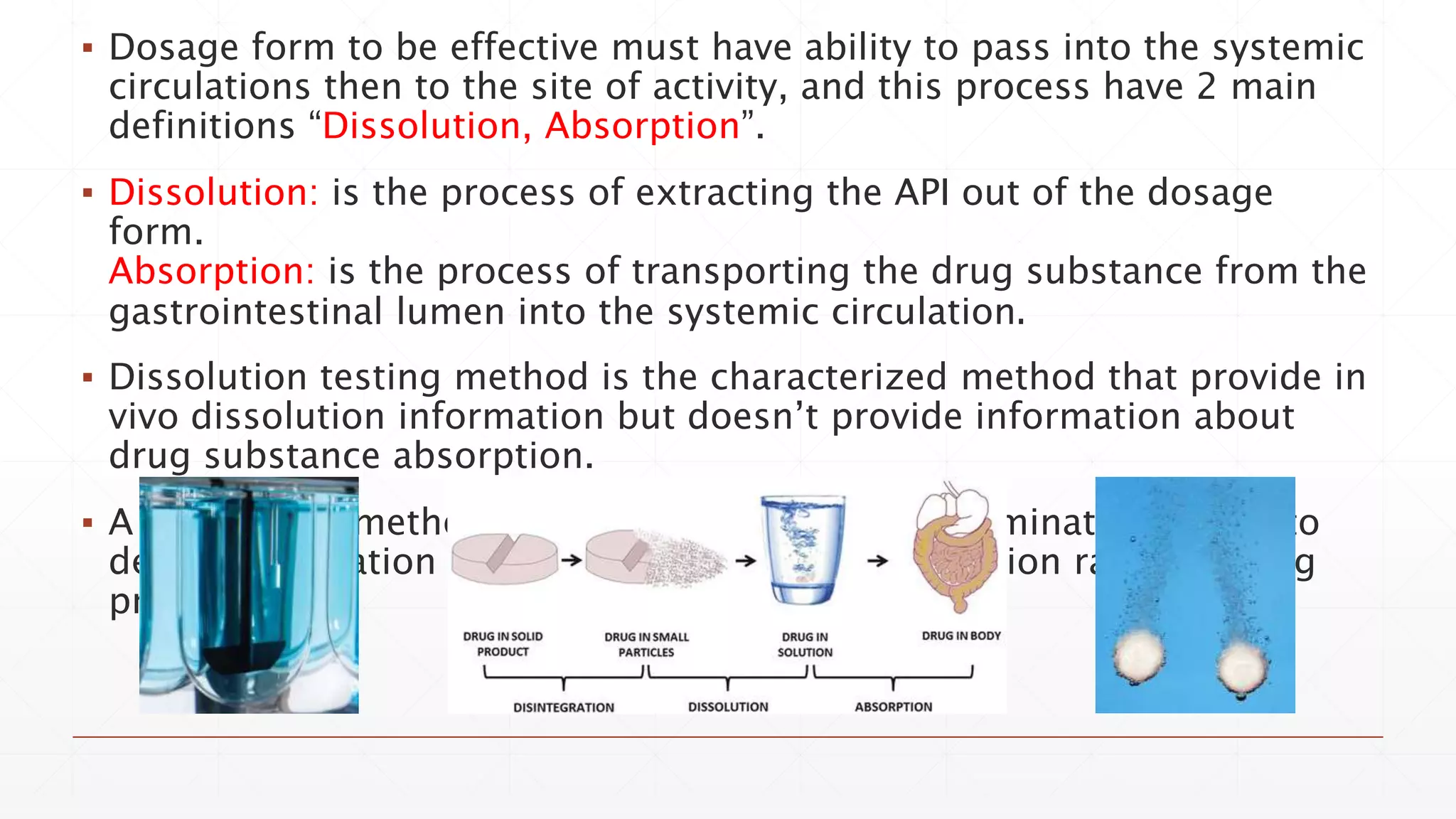 Dissolution apparatus | PPTX