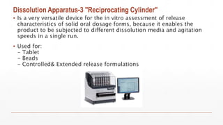 Dissolution apparatus | PPTX
