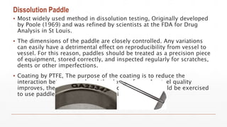 Dissolution apparatus | PPTX
