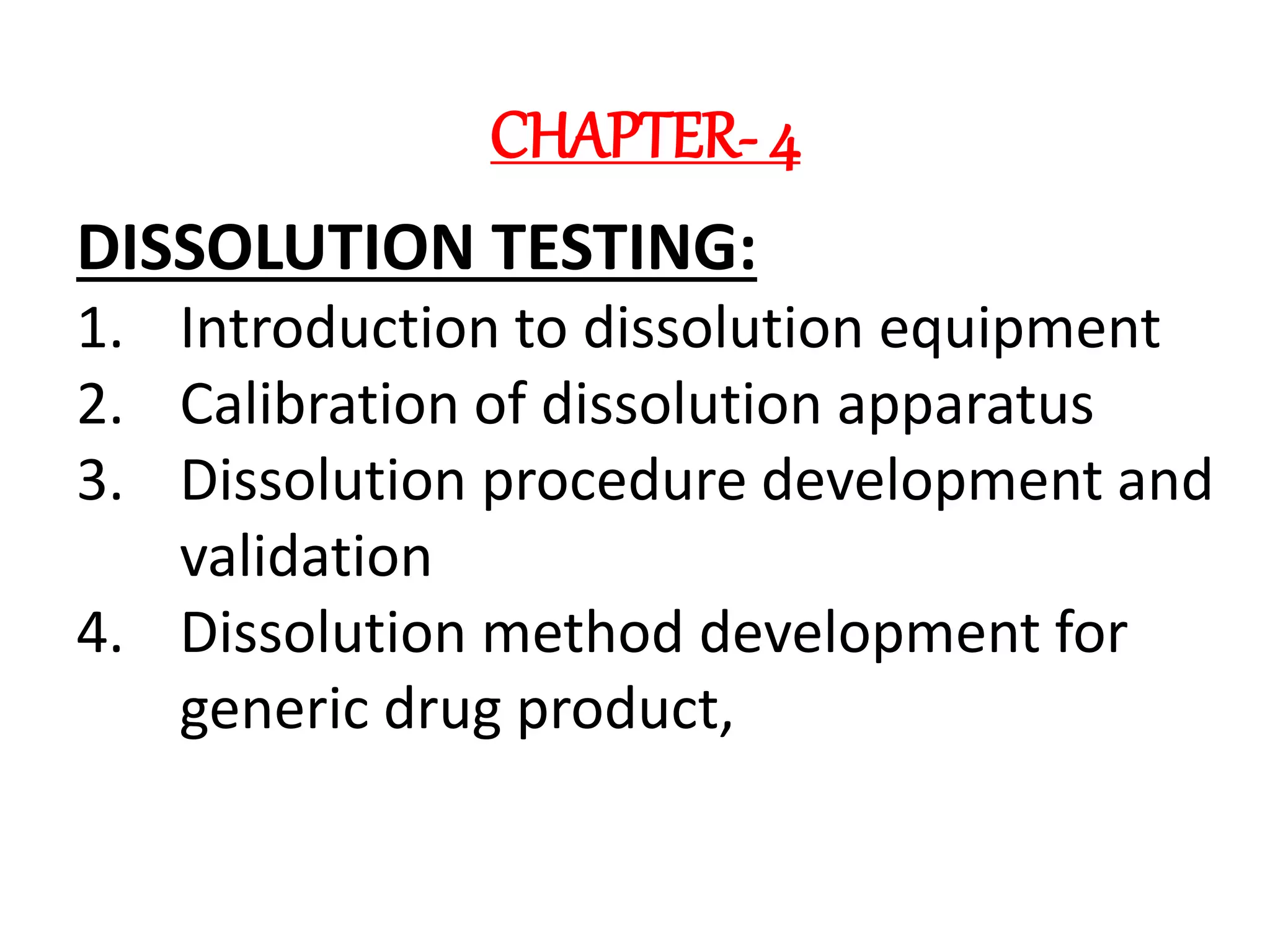 Dissolution chapter | PPTX