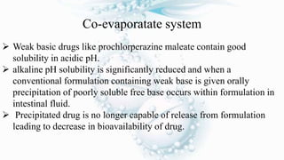 Dissolution enhancement of drugs. technologies and effect of carries | PPTX