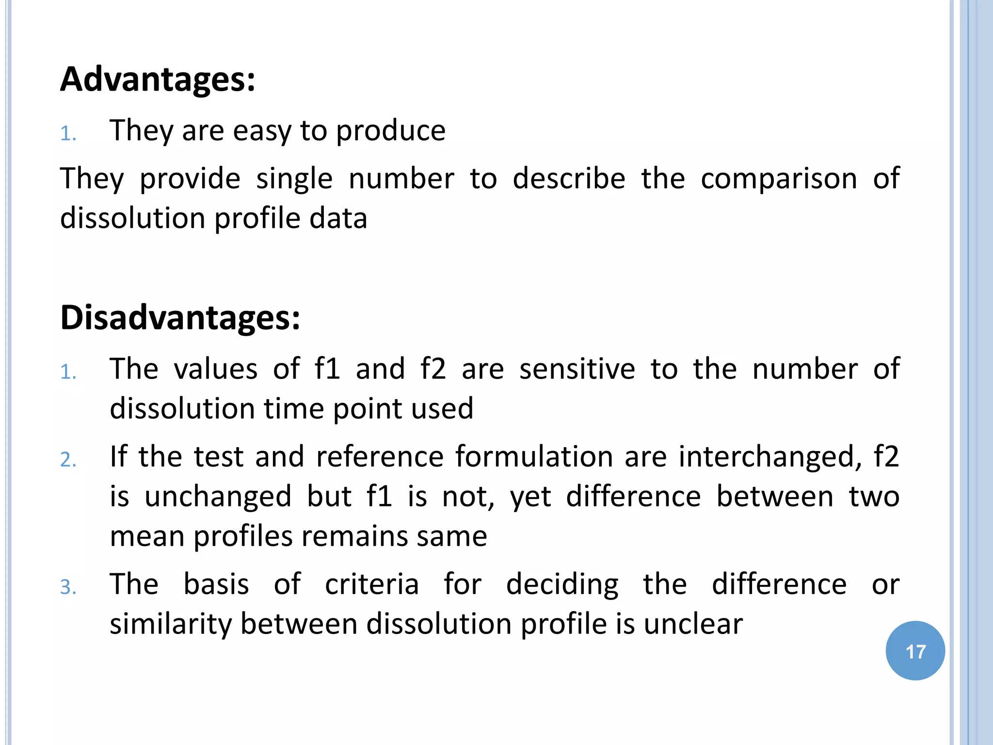 Dissolution f1 and f2 Analysis and IVIVC | PPTX