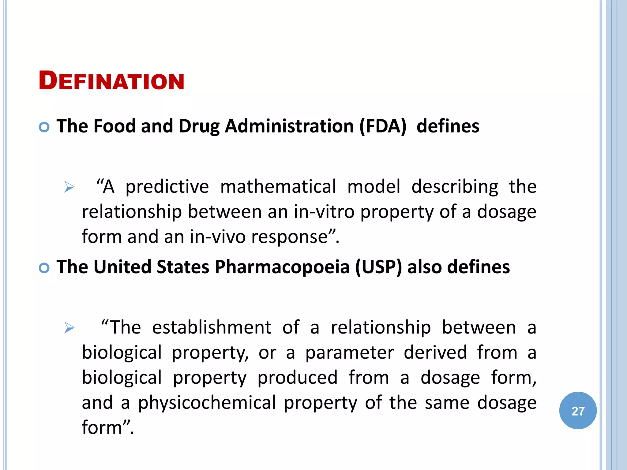 Dissolution f1 and f2 Analysis and IVIVC | PPTX | Chemistry | Science