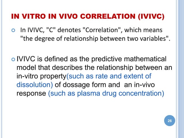 Dissolution f1 and f2 Analysis and IVIVC | PPTX | Chemistry | Science