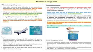 Dissolution and its important aspects presentation | PPTX