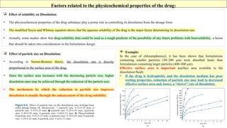 Dissolution and its important aspects presentation | PPTX