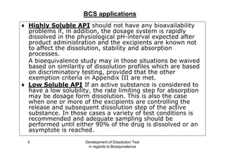 Dissolution Test development in regard to bioequivalence | PDF