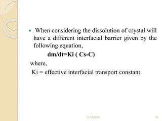Dissolution models | PPTX
