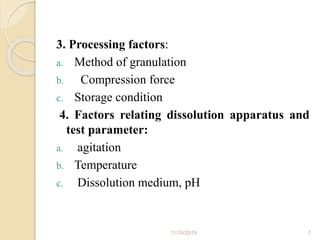 Dissolution models | PPTX