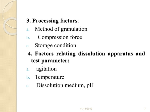 Dissolution models | PPTX