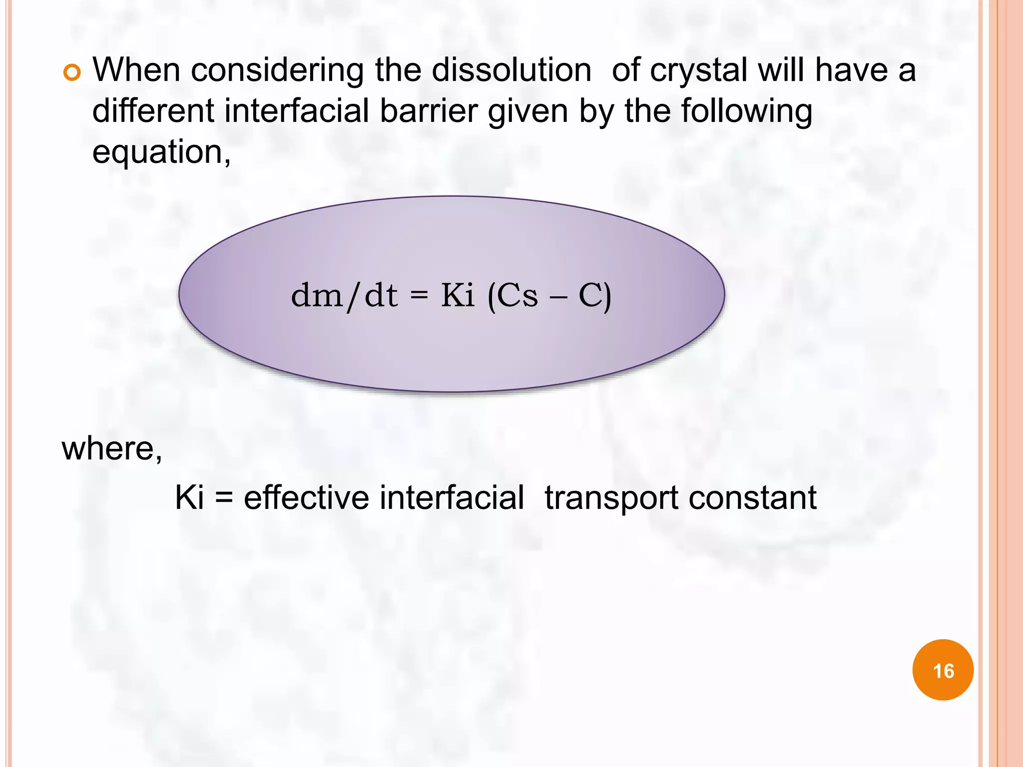 Dissolution models (sem 1) | PPTX