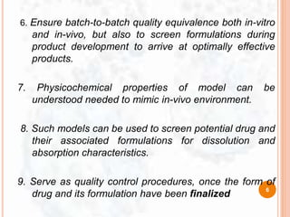 Dissolution models (sem 1) | PPTX