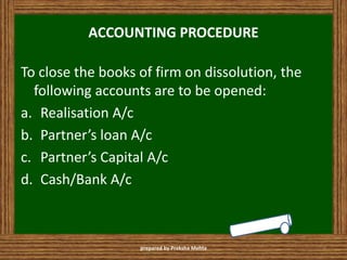 Dissolution of Partnership Firm | PDF