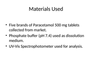 Dissolution_of_Paracetamol_Tablets_Presentation.pptx