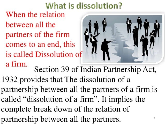 Dissolution of partnership firm by N. Bala Murali Krishna