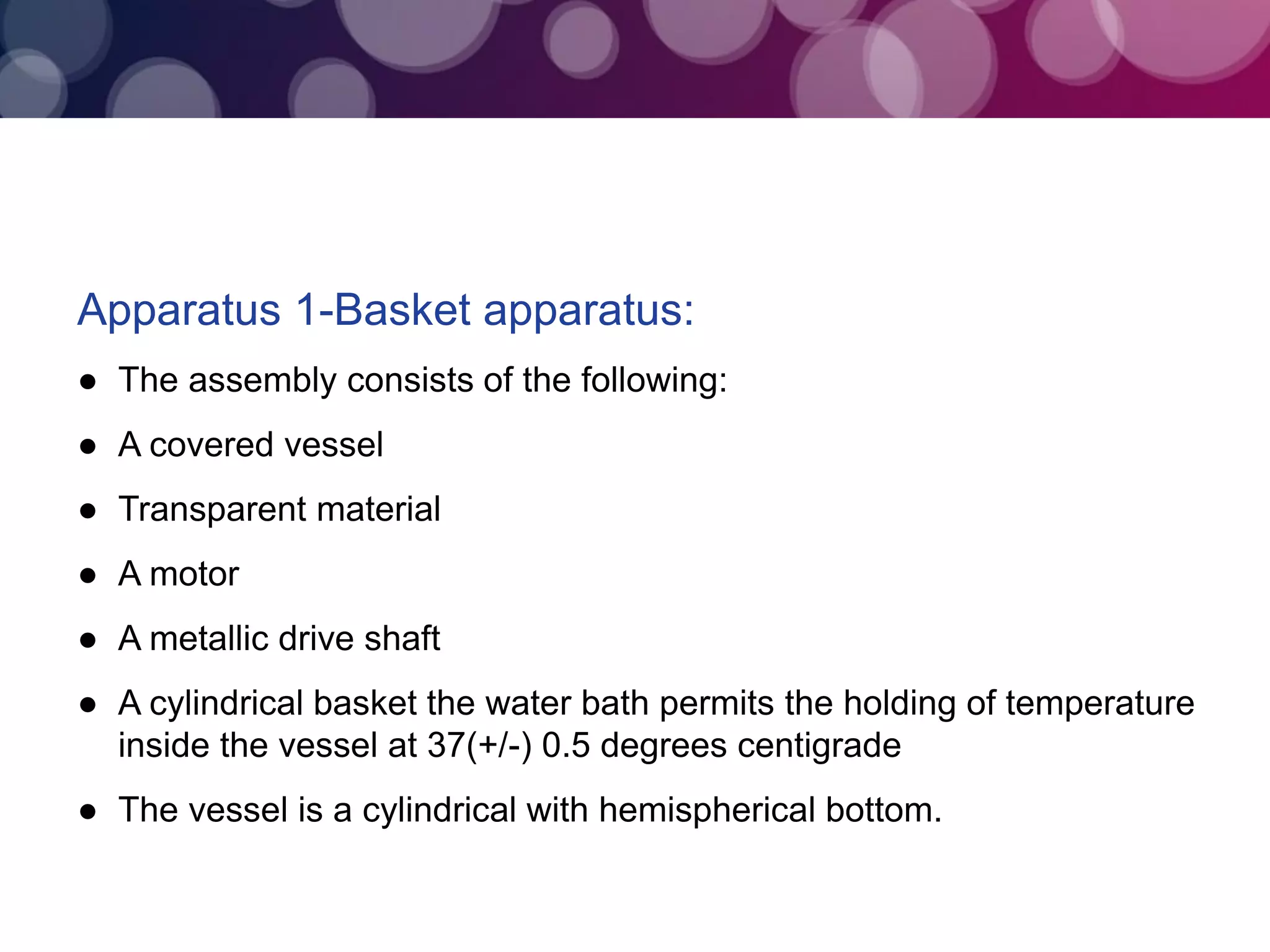 Dissolution testing apparatus | PDF
