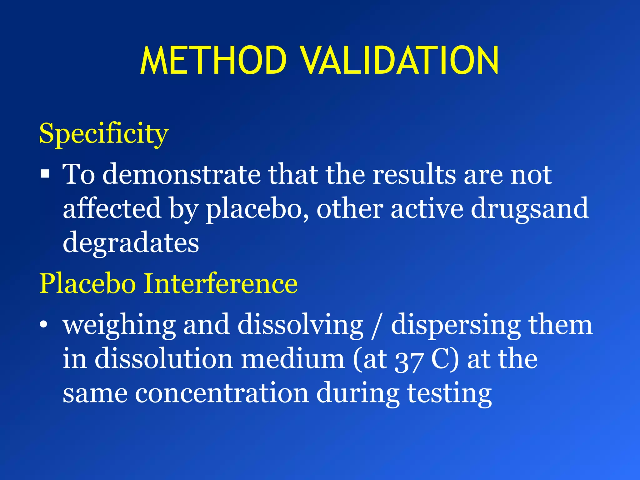 Dissolution procedure development and validation, USP 1092 | PDF
