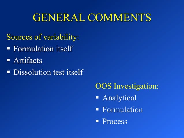 Dissolution Procedure Development And Validation Usp 1092