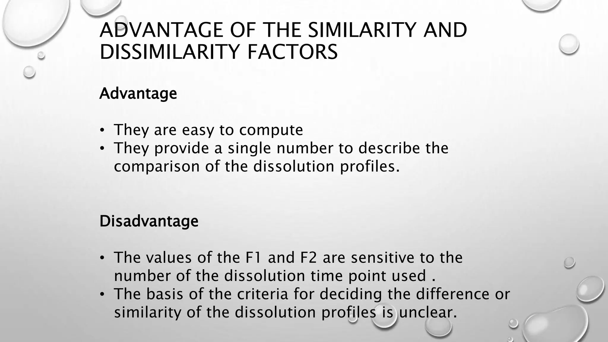 Dissolution profile comparison | PPTX