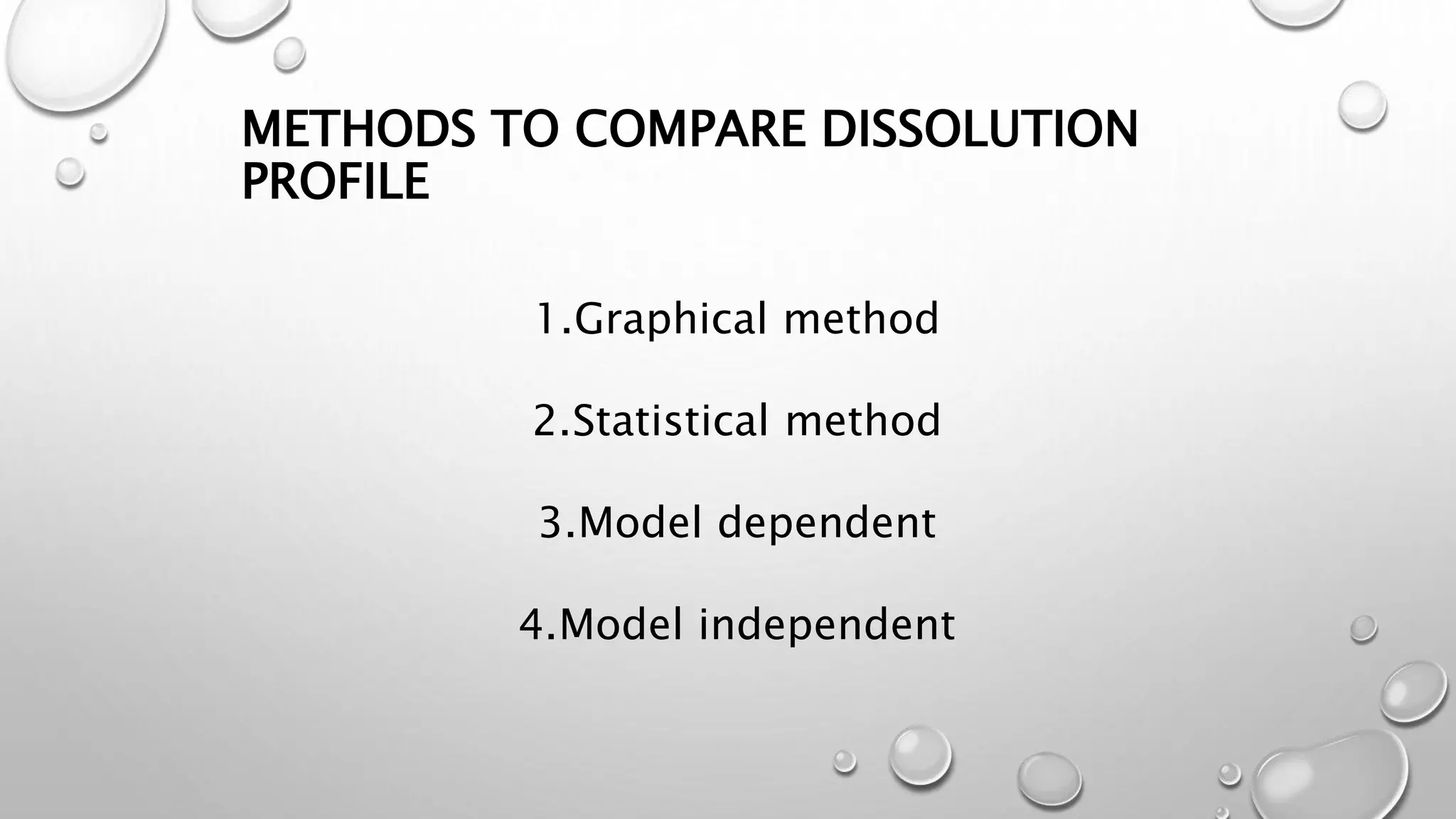 Dissolution profile comparison | PPTX