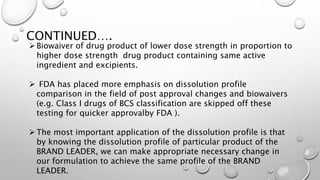 Dissolution profile comparison | PPTX